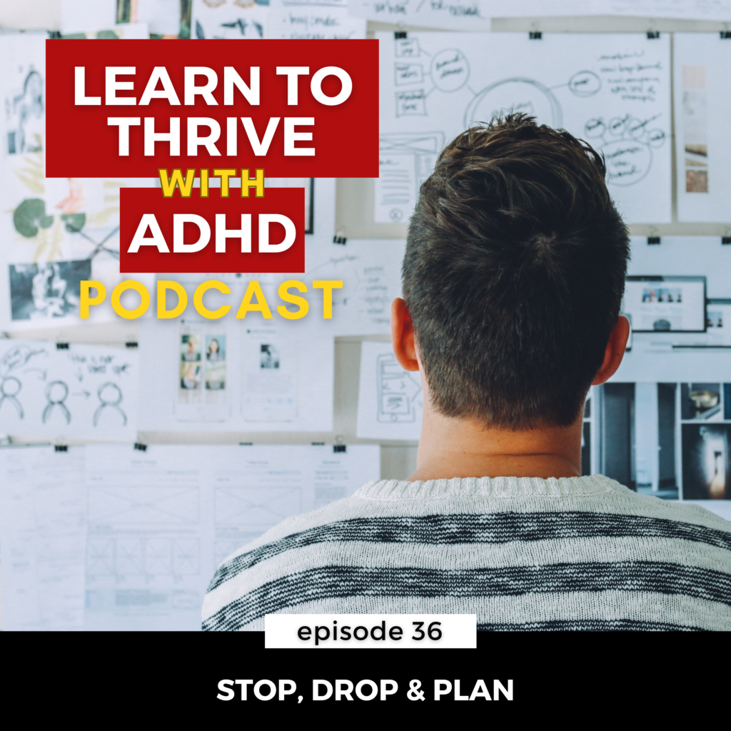 ep.36: Stop, Drop & Plan - Learn to Thrive with ADHD